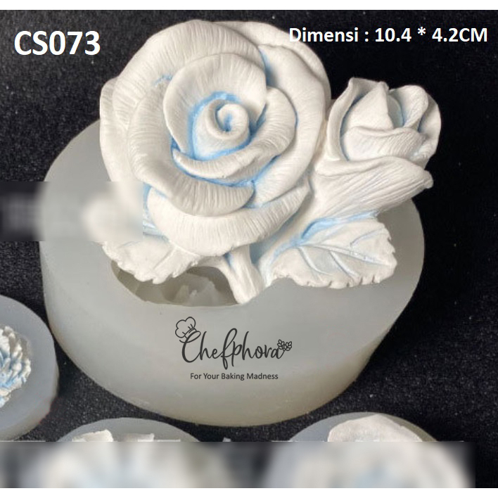 Jual Silikon Bunga 3D Mawar Rose Peony Cetakan Silicone Fondant Pudding ...