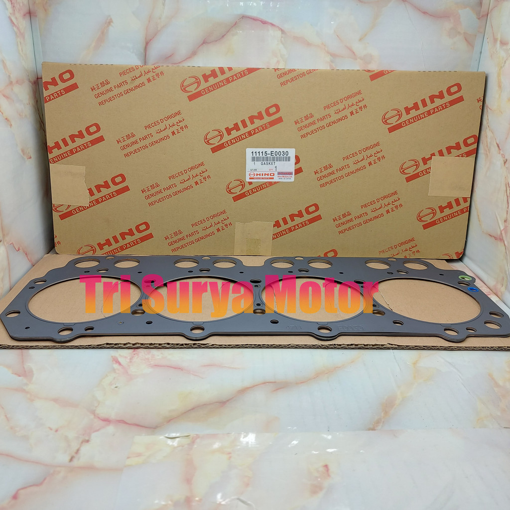 Jual PACKING KOP PAKING ONLY PAKING DEKSEL GASKET CYLINDER HEAD DYNA HT130/HINO DUTRO PLAT/ASBES ...
