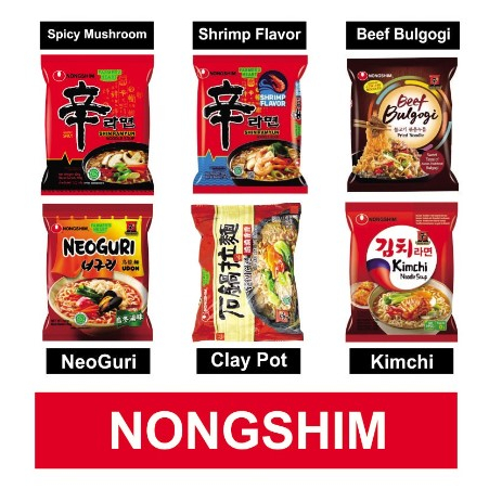 Jual NONGSHIM SHIN RAMYUN SAMYANG MIE INSTAN KOREA PEDAS KUAH GORENG ...