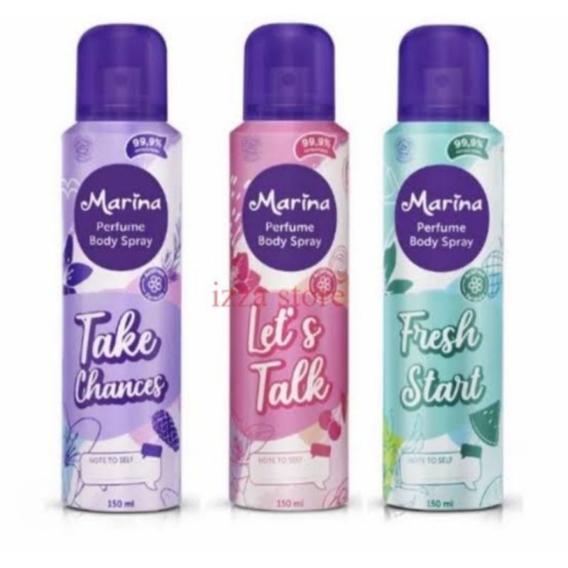 Jual Marina perfume body spray 150ml | Shopee Indonesia