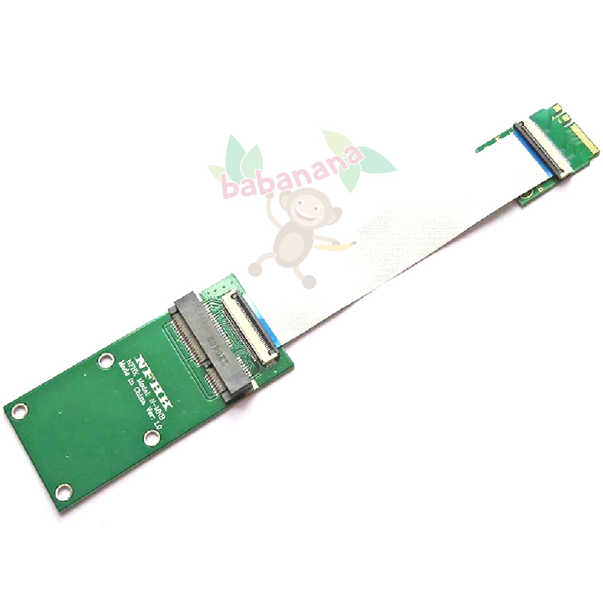 Jual Riser Adapter Cable for M.2 Wifi Port to Mini PCIE Laptop PCI ...