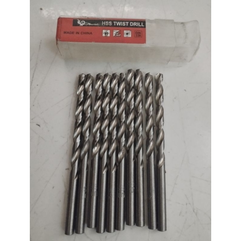 Jual mata bor besi 4mm flourish(10pcs)/bor besi flourish 4mm | Shopee ...