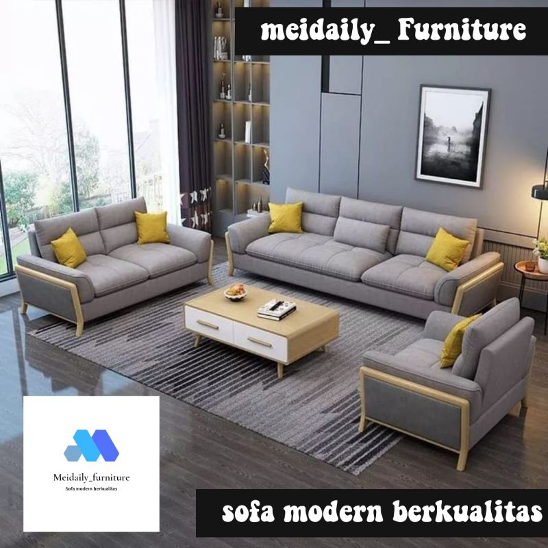Jual Sofa Retro 321 Sofa Minimalis Sofa Ruang Tamu Minimalis Kursi Santai Keluarga Furniture ...