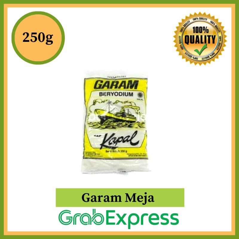 Jual Garam Meja Cap Kapal 250 gram | Shopee Indonesia
