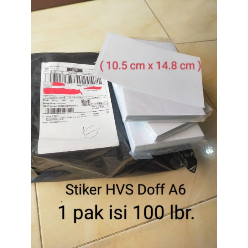 Jual STIKER HVS A6 ISI 100 LEMBAR / Super Murah. | Shopee Indonesia
