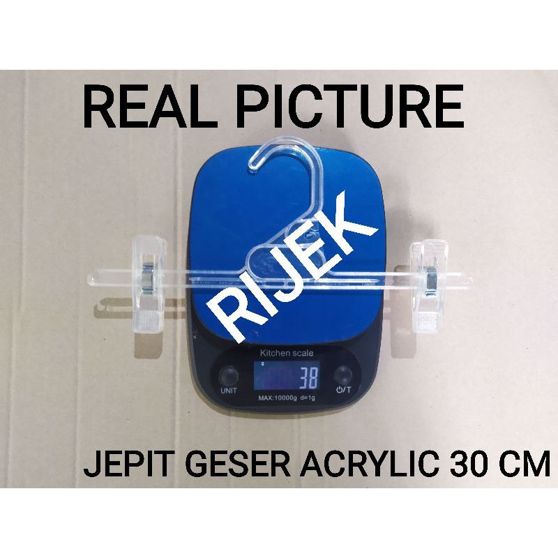 Jual [ RIJEK ] HANGER JEPIT CELANA DEWASA 25,30,35 CM( HARUS PAKAI ...