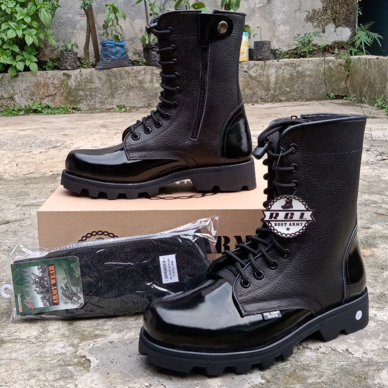 Jual SEPATU PDL TNI POLRI SCURITY TRAV TITAN GEARS RGL ARMY BOOTS ...