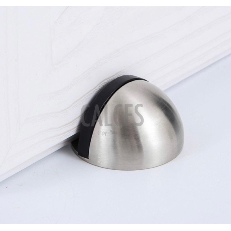 Jual [CALCES]Door Stopper Bulat Stainless 2in1 | Penahan Pintu Model ...