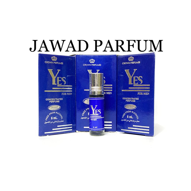 Jual Arabian parfum original aroma yes for men 6ml | Shopee Indonesia