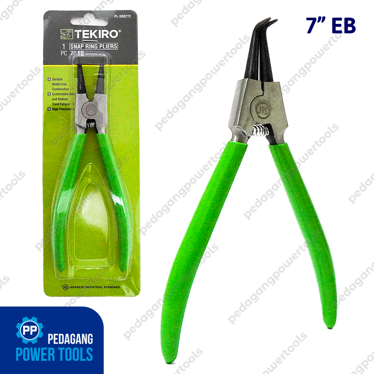 Jual TEKIRO Tang Snapring Bengkok Buka 7" Circlip Spi External Bent ...