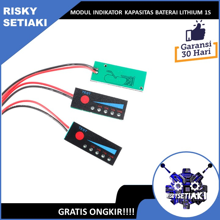 Jual MODUL INDIKATOR KAPASITAS BATERAI LITHIUM 1S LED DISPLAY | Shopee ...