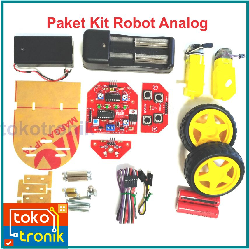 Jual Kit Membuat Robot Pengikut Garis dan Cahaya untuk Anak Tanpa ...