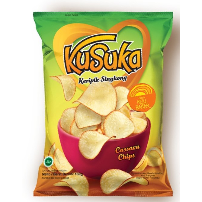 Jual Kusuka Keripik Singkong 60 gram 60gr varian baru Snack Viral Kusuka Topping Keju Topping ...