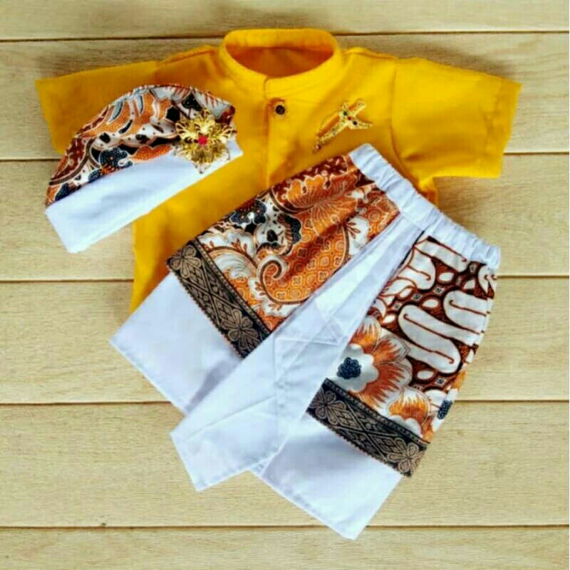 Jual set pakaian adat anak batik | Shopee Indonesia