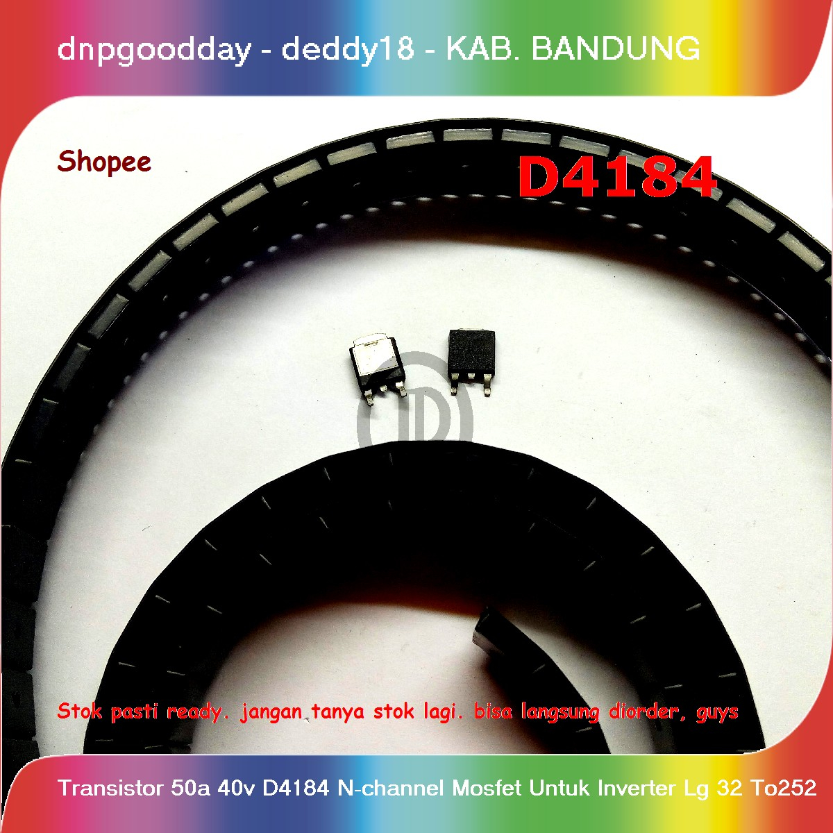Jual Transistor 50a 40v D4184 N-channel Mosfet Untuk Inverter Lg 32 ...