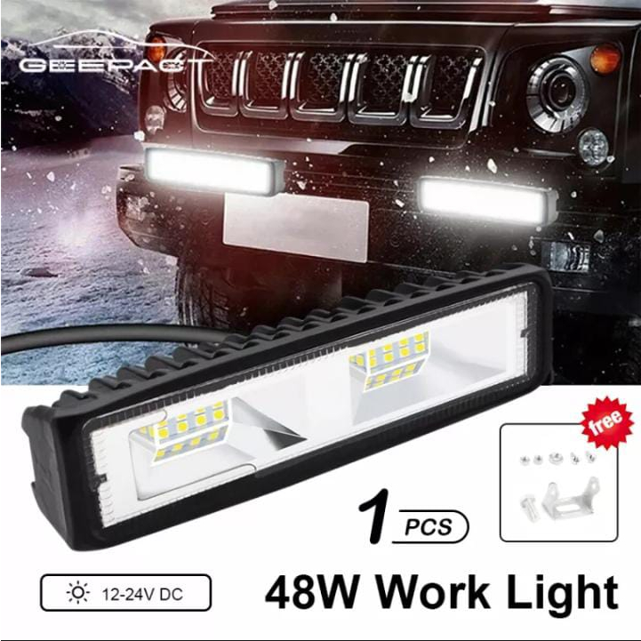 Jual *COD* Lampu Tembak Sorot 16 mata 48 watt 6000k 12-24v anti panas ...