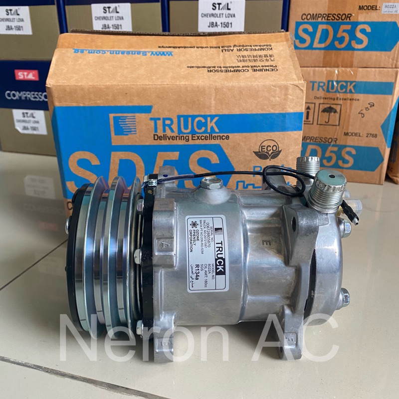 Jual KOMPRESOR 508 COMPRESSOR 508 AC MOBIL SANDEN 12 VOLT / 24 VOLT ...