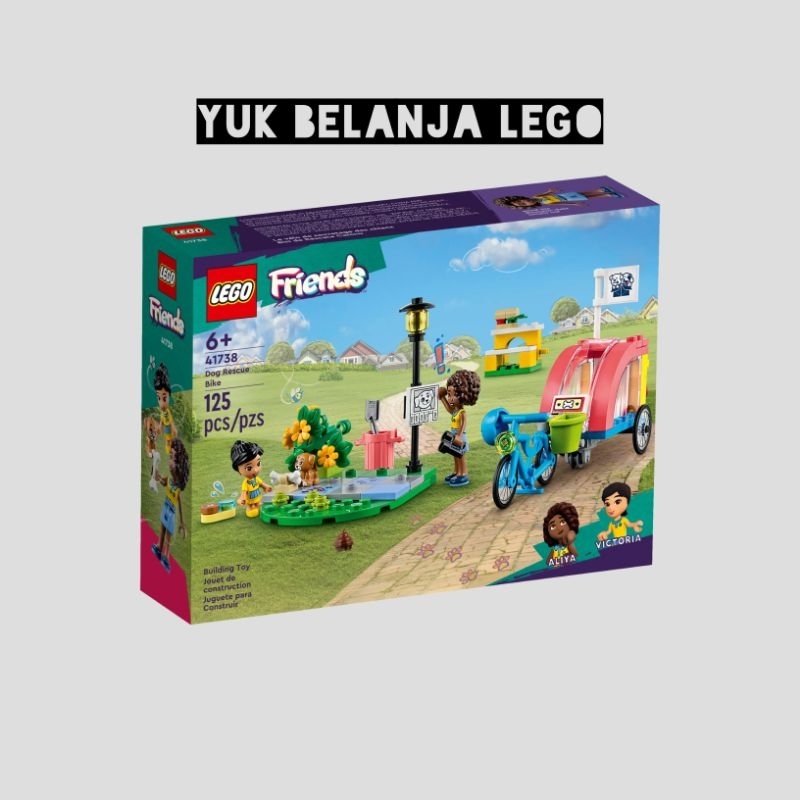Jual LEGO Friends 41738 Dog Rescue Bike (125 pieces) | Shopee Indonesia
