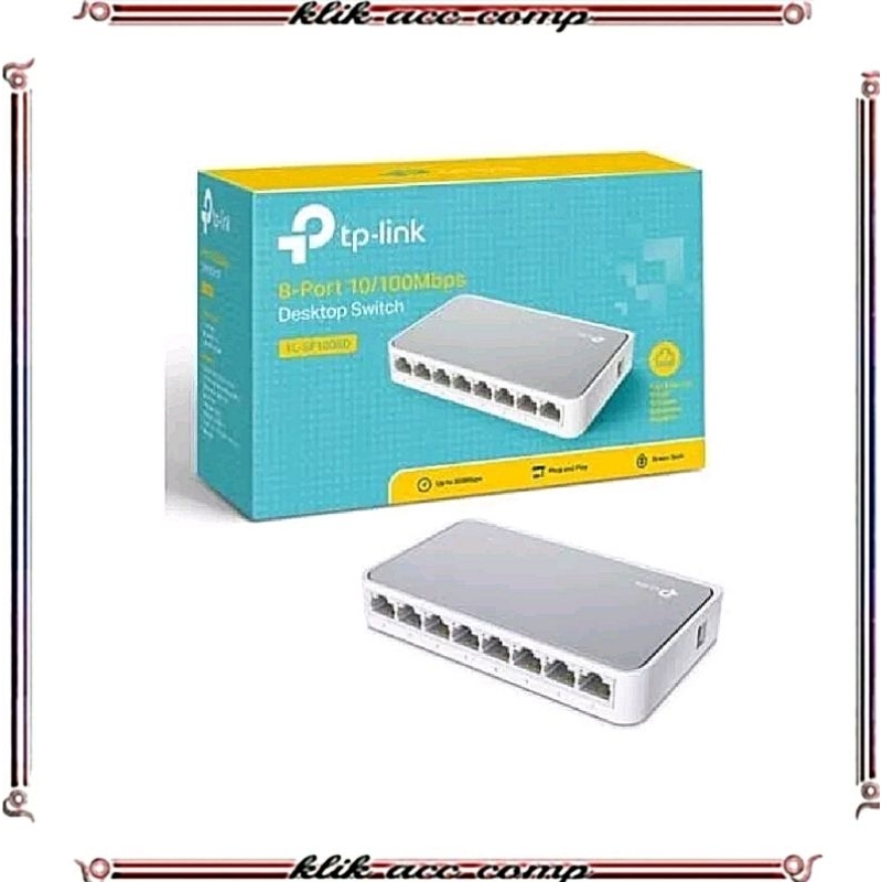 Jual Tp Link 8 port TL-SF1008D Desktop Switch | Shopee Indonesia