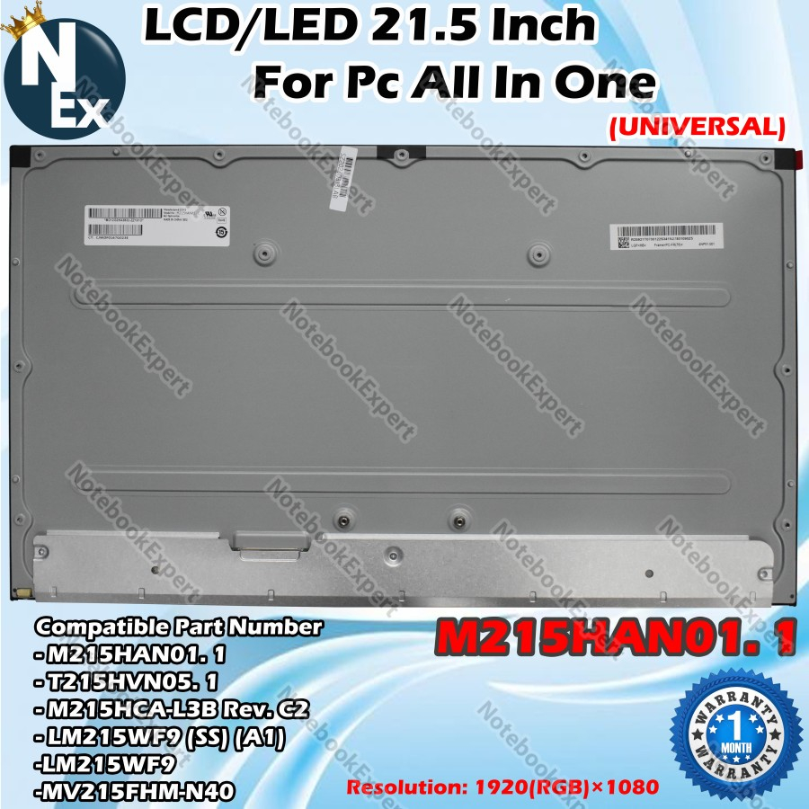 Jual Layar LED LCD PC All in One HP 22-c0052I M215HAN01.1 AIO 21.5 Inch FHD | Shopee Indonesia