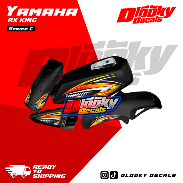 Jual Stiker striping transparan Yamaha RX King tipe C | Shopee Indonesia