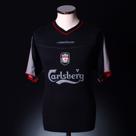 Jual JERSEY LIVERPOOL 2002 AWAY PRINTING | Shopee Indonesia