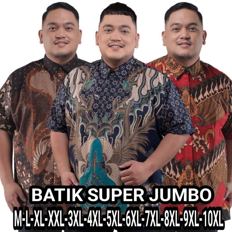 Jual BATIK JUMBO PRIA "Z"-M,L,XL,XXL,XXXL,XXXXL,XXXXXL-4L,5L,6L,7L-HINGGA PALING BESAR LD 140 CM ...