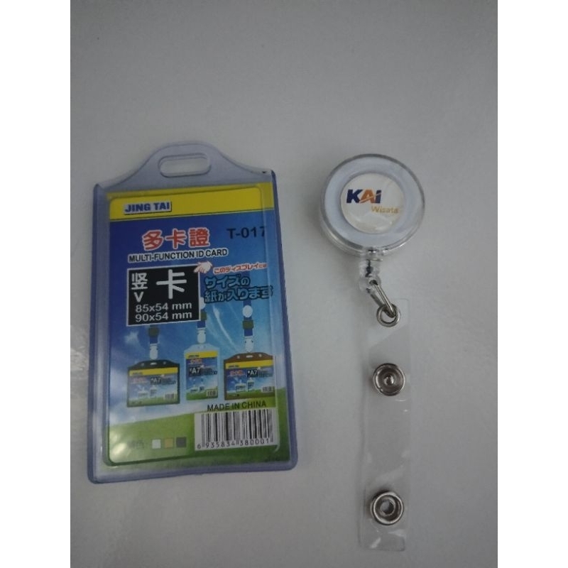 Jual Name Tag Yoyo, ID CARD KAI (Kereta Api Indonesia) yoyo transparan ...