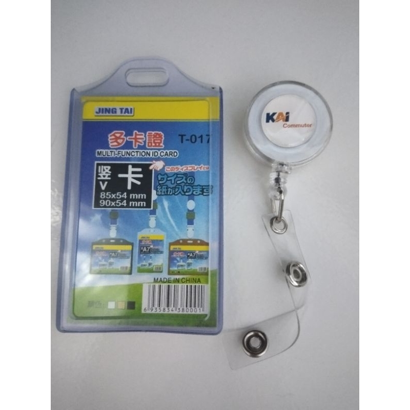 Jual Name Tag Yoyo, ID CARD KAI (Kereta Api Indonesia) yoyo transparan ...