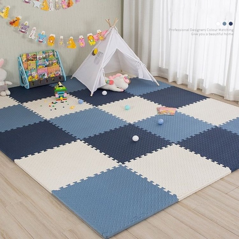 Jual Matras Evamat puzzle karpet lantai polos 30x30 (9pcs) | Shopee ...