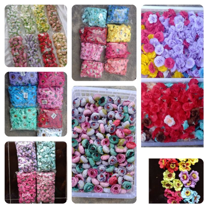 Jual macam macam model kuntum bunga/kuntum bunga peoni/kuntum bunga ...