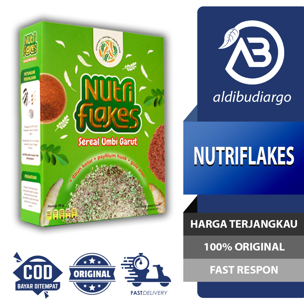 Jual NUTRIFLAKES SEREAL UMBI GARUT NUTRI FLAKES 280 GRAM | Shopee Indonesia