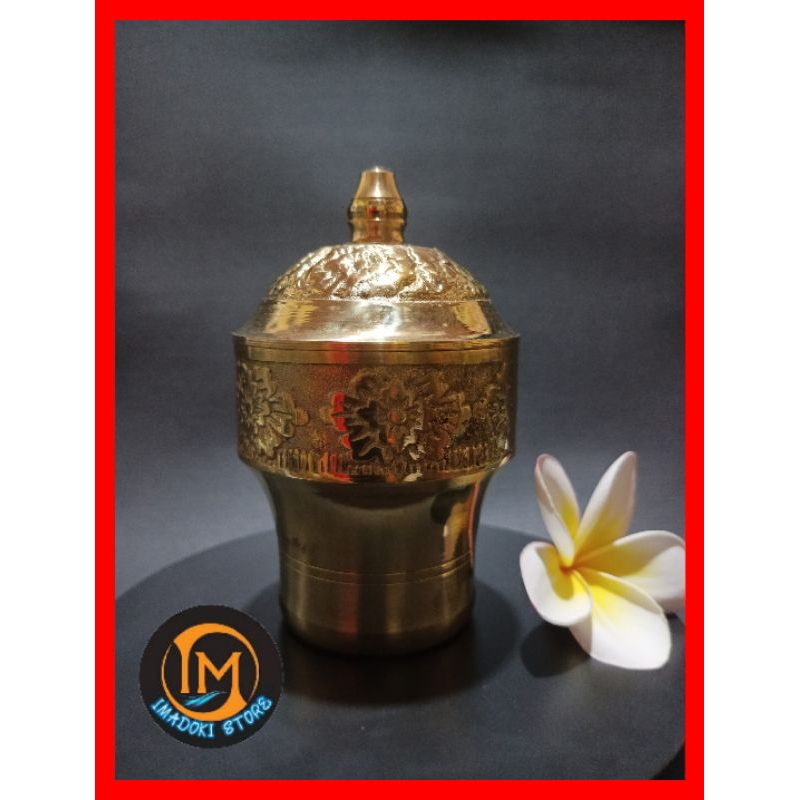 Jual Grosir Sangku kuningan ukir / sangku tirta / batill ukir / cawan ...