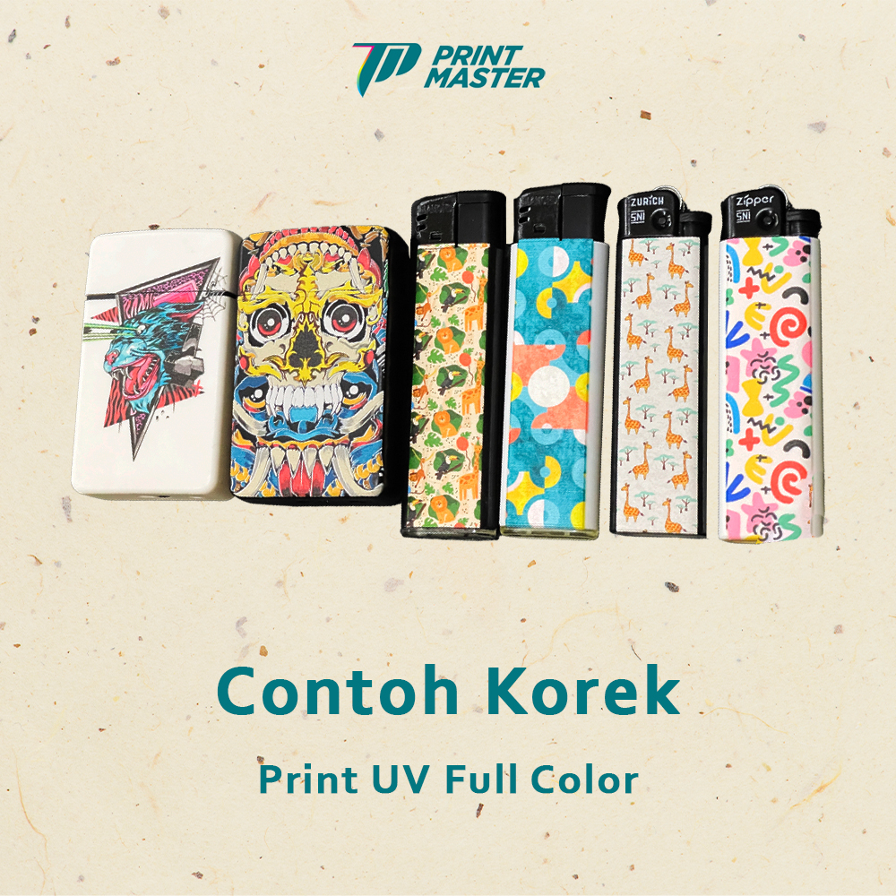 Jual Custom Korek Api Gas Lighter Promosi Souvenir Print UV Warna 1 ...