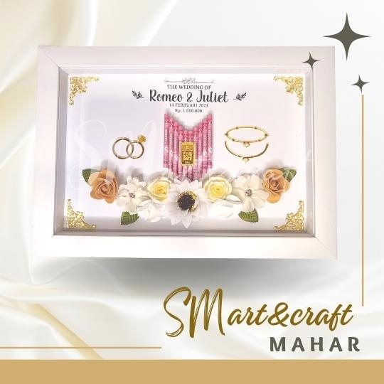 Jual Bingkai Mahar Pernikahan / Mahar Akrilik Pernikahan / Mahar Resin ...