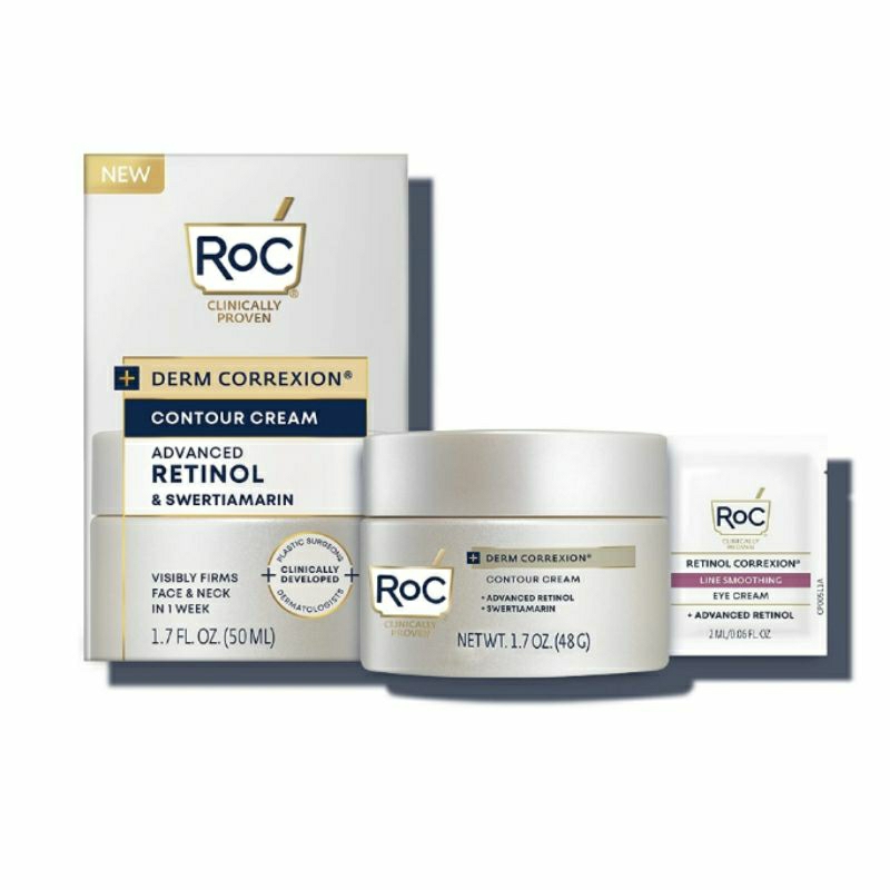 Jual ROC Derm Correxion Contour Cream Advanced Retinol 50 ml (Face ...