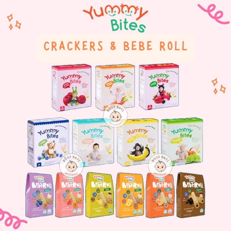 Jual YUMMY BITES - Rice Crackers 25gr | 50gr / Snack Cemilan Bayi 6m ...