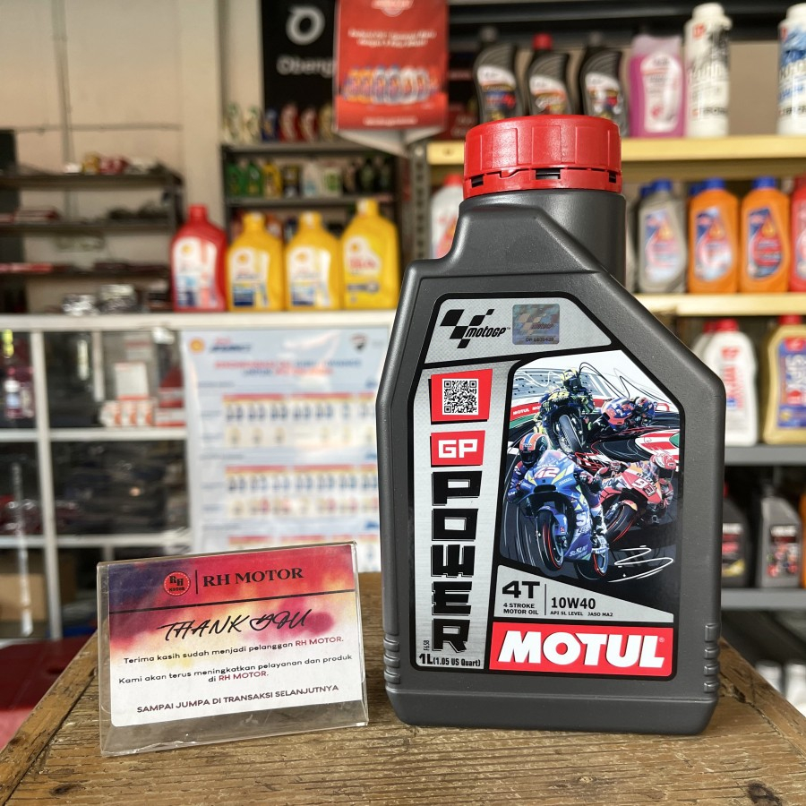 Jual Oli Mesin MOTUL GP POWER (10W-40) (1L) | Shopee Indonesia