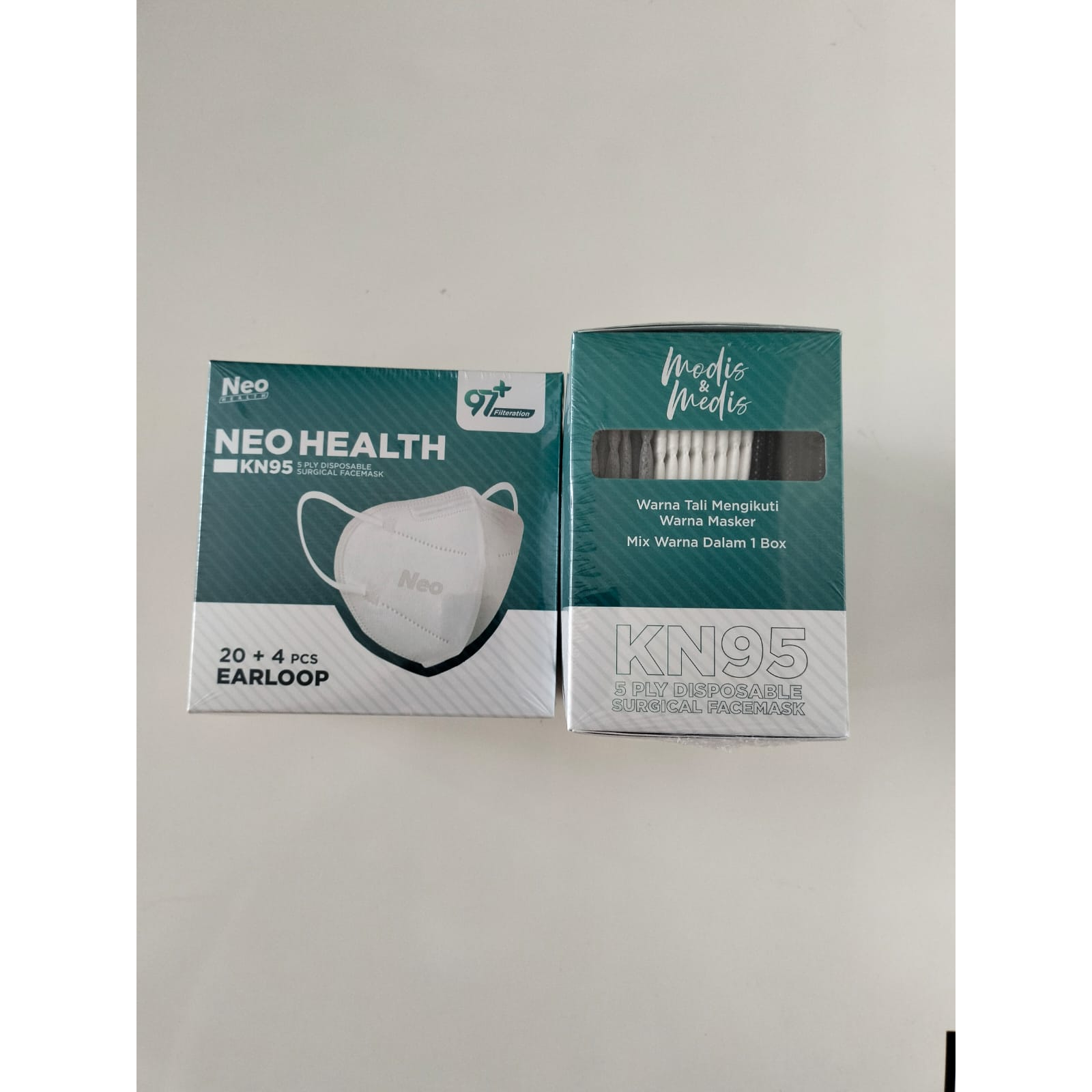 Jual Neo KN95 Mask '24S 5Ply Earloop Masker MEDIS | Shopee Indonesia
