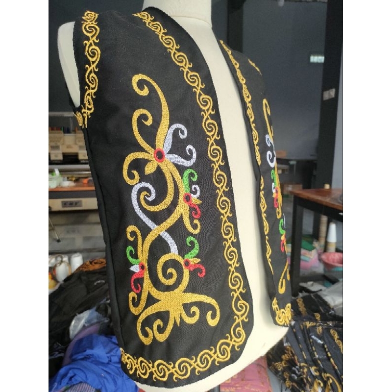 Jual Rompi bordir motif dayak, motif borneo Kalimantan | Shopee Indonesia