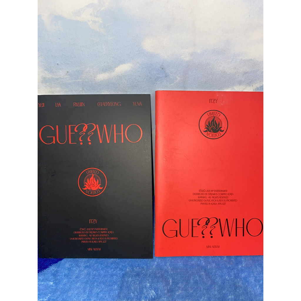 Jual Album Guess Who Itzy Limited Edition All Version Unsealed (Album ...