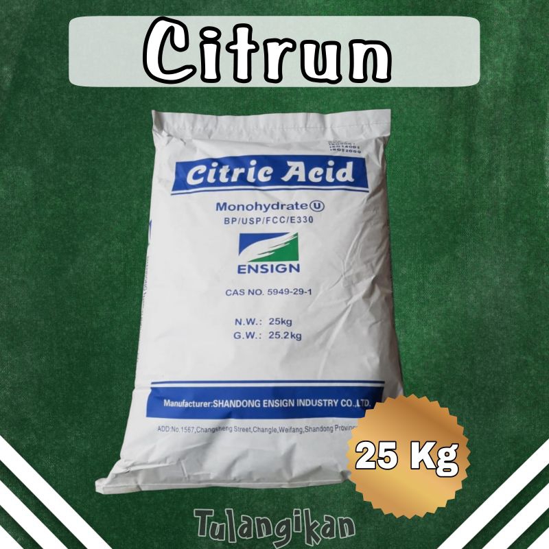 Jual Citrun / citric acid / Asam Sitrat / 25kg | Shopee Indonesia