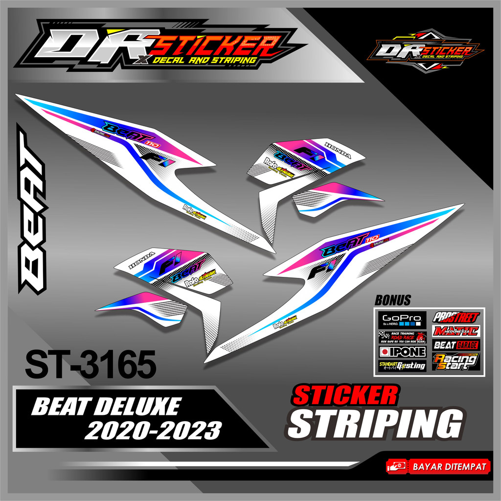 Jual Sticker Variasi Motor Beat Deluxe,Esp,Street 2020,2021,2022 ...