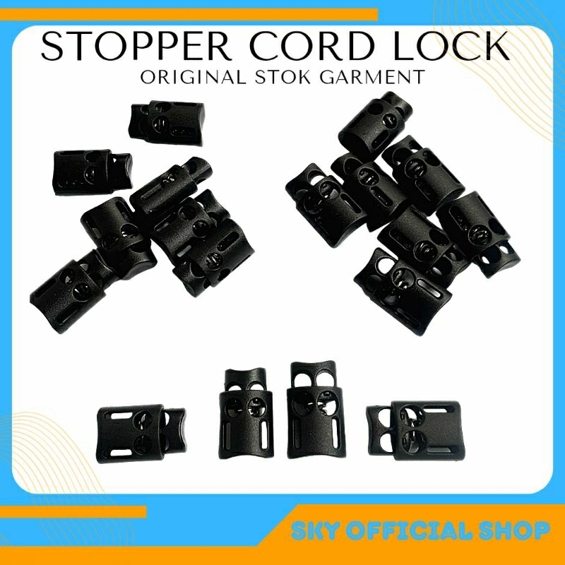 Jual Stopper Tali Cord Lock Aksesoris Garment Pengunci Tali Nifco 2 ...