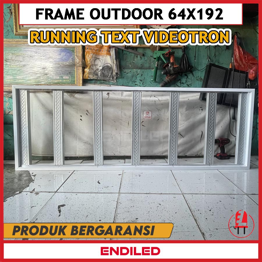 Jual Frame running text videotron maghnet indoor outdoor | Shopee Indonesia