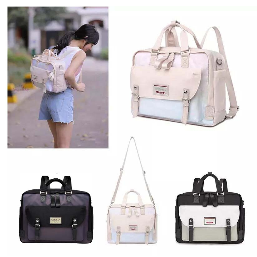 Jual Tas Laptop Macbook OZKO Multi Ways Selempang Jinjing Ransel ...