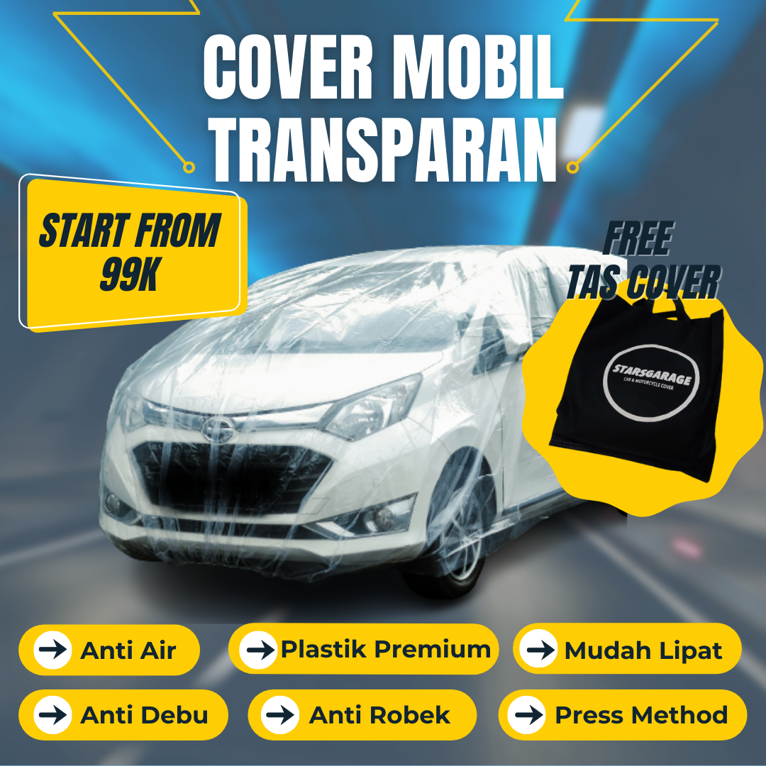 Jual PREMIUM!! Cover Mobil Plastik Transparan Brio Swift BMW Karimun ...