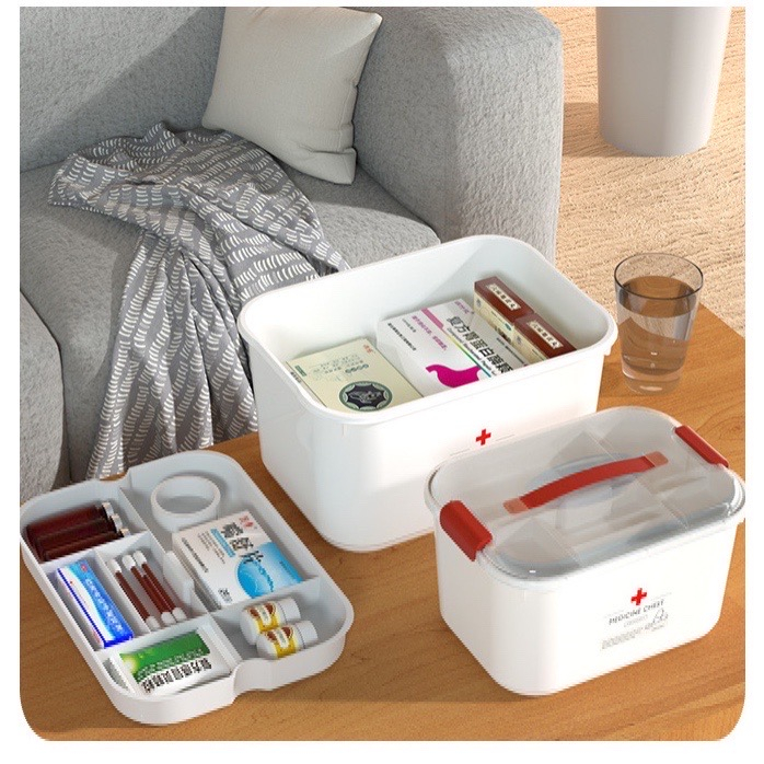 Jual Box Serbaguna Kotak Obat P3K Perlengkapan Multifungsi / Medicine ...