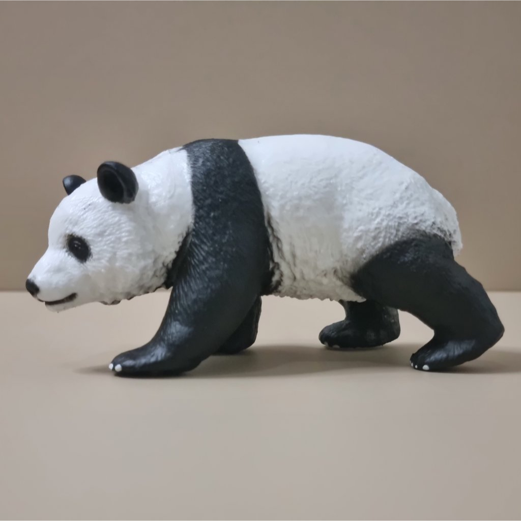 Jual Hewan Panda PVC Miniatur Figure detail rapi panjang 9.5cm | Shopee ...