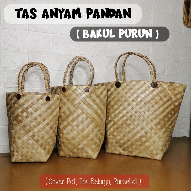 Jual Tas Anyam Pandan Tas Belanja Souvenir | Shopee Indonesia